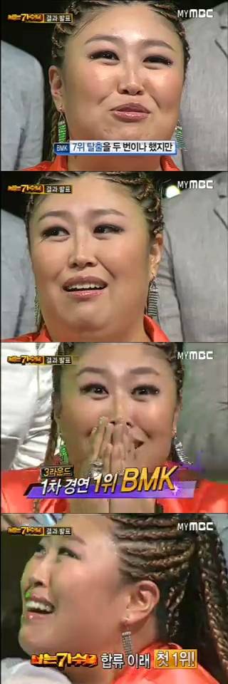 [종합│나는 가수다] BMK 1위-조관우 여자키-김범수 공동꼴찌