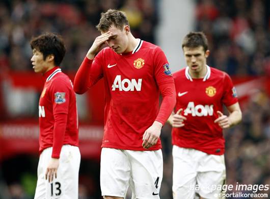 [EPL 19R] '박지성 풀타임' 맨유, '최하위' 블랙번에 2-3 충격패