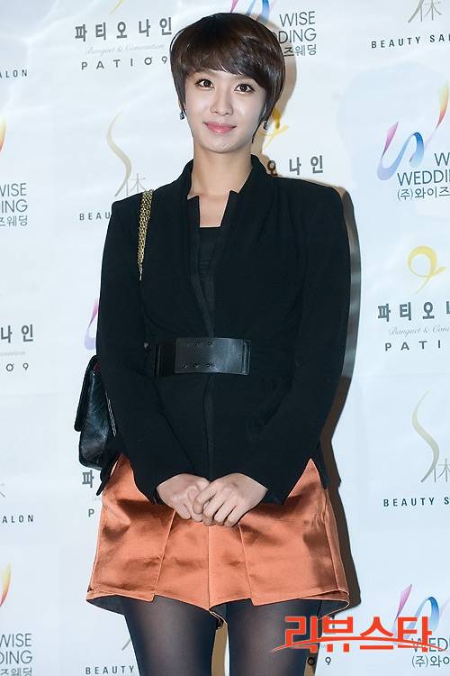 포토 강성연 김가온 결혼식 박정아 제가 제일 먼저왔나요