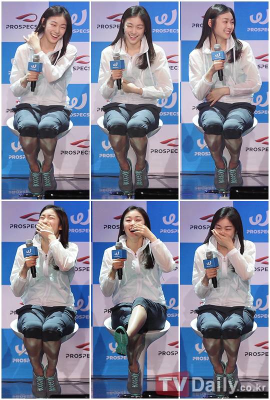 Td포토 김연아 피겨퀸의 박장대소 웃음