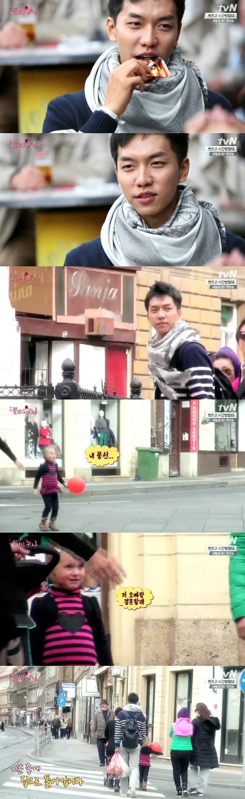 꽃보다누나 이승기 해외에서도 통하는 훈남오빠 꼬마 숙녀 사로잡아