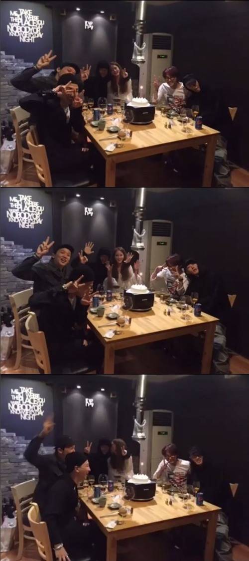 테디 생일파티 여자친구 한예슬과 사랑스런 키스 포착