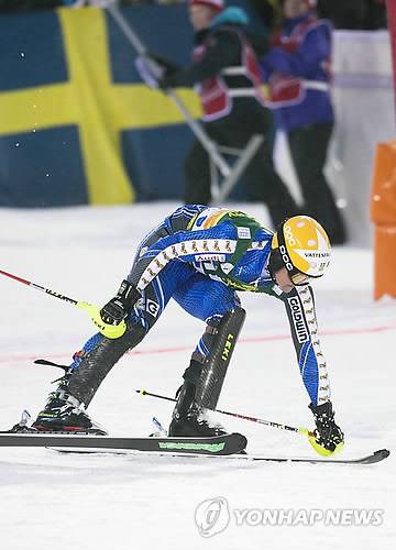FINLAND FIS MAN'S SLALOM ALPINE WORLD CUP