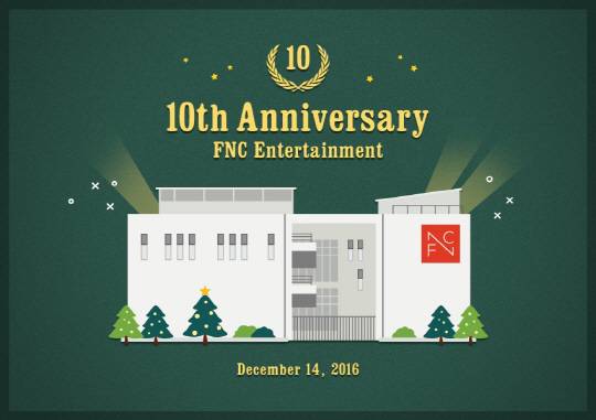 창사 10주년 FNC, 종합 엔터사로서의 도약 선언하며 새 CI 제작