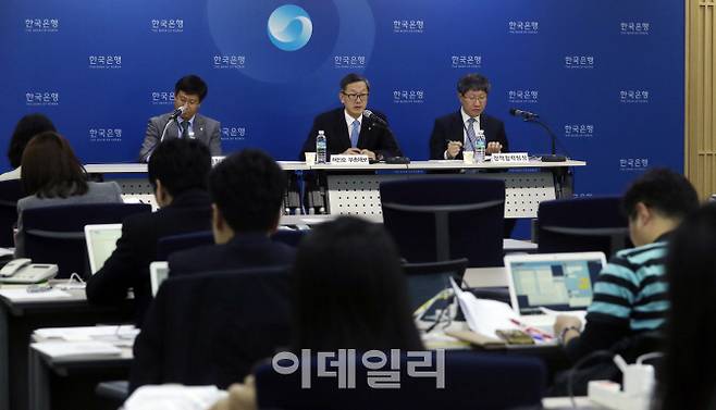 포토 한국은행 통화신용정책보고서 기자설명회