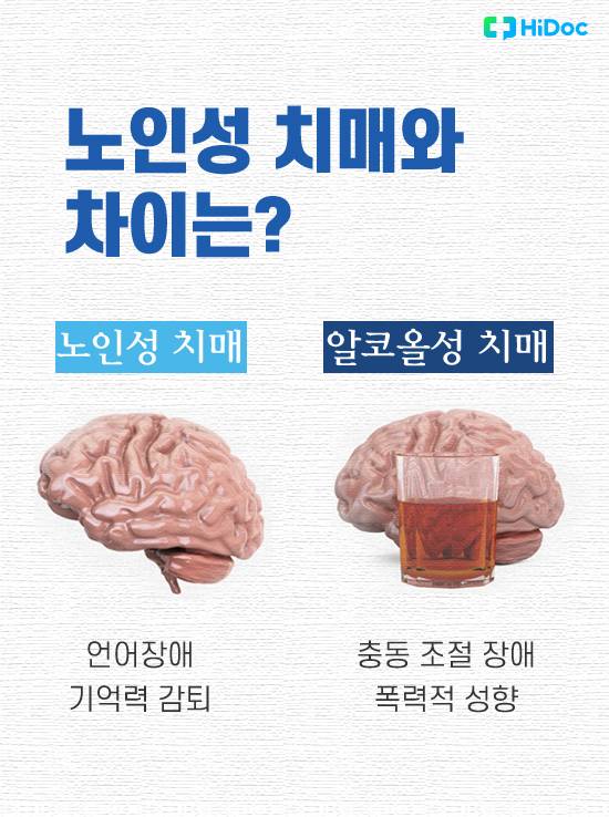 잦은 음주가 유발하는 알코올성 치매