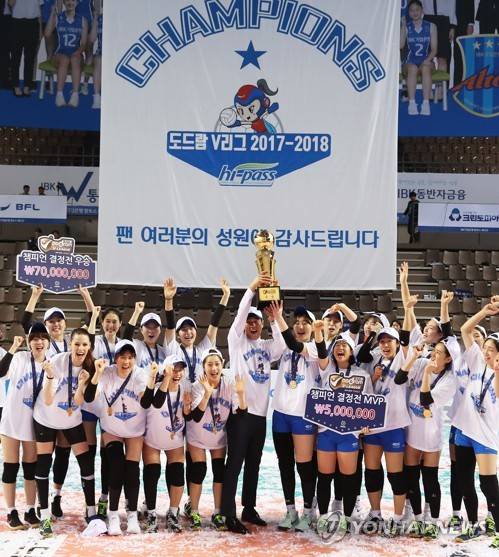 한국도로공사 여자 배구 챔피언