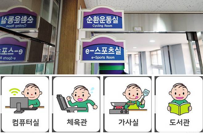 글 몰라 힘들었지 발달장애아에 그림표지판 선물