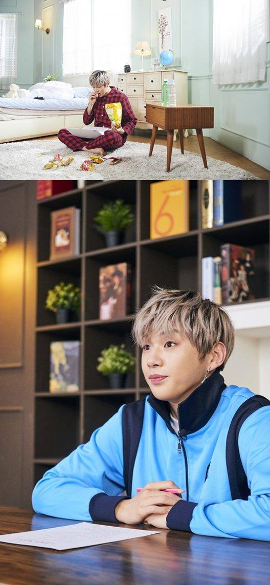 이불 밖은 위험해 강다니엘 포스터 현장공개 누가 집돌이 아니랄까봐