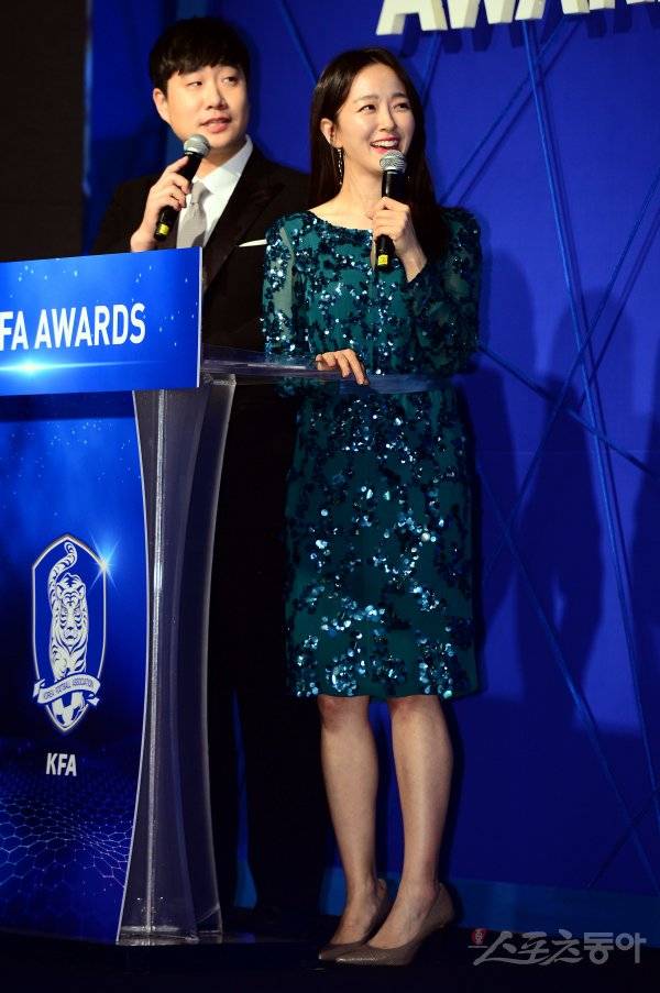 배성재-박선영 '2018 KFA 어워즈 MC' [포토]