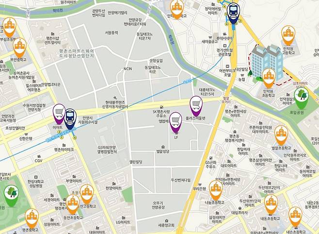 평촌스마트스퀘어 직주근접지로 주목 안양시 인덕원마을삼성