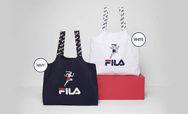 이니스프리·fila 콜라보 바이플라스틱백 한정판매