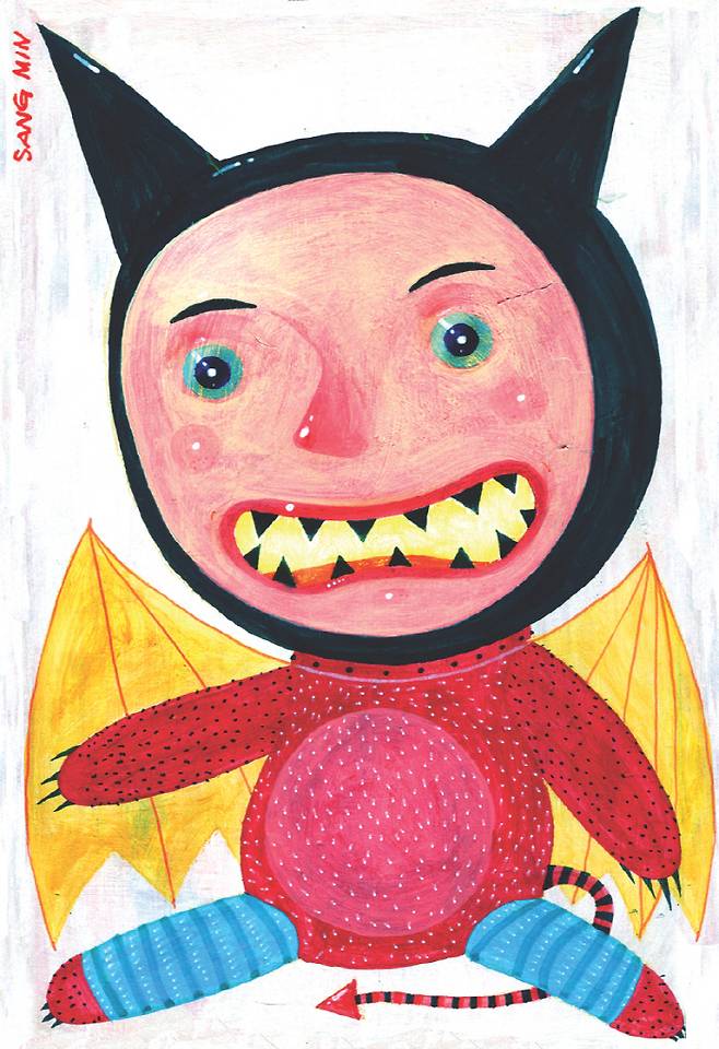 생각그림 작은 악마