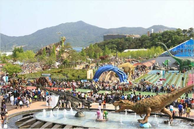 경남 고성 당항포 관광지 11월부터 휴장공룡세계엑스포 준비