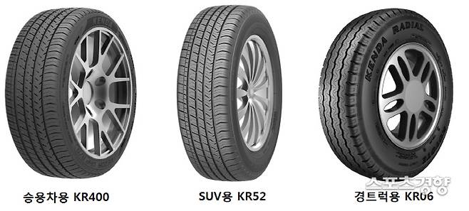 켄다타이어, 승용차용 KR400 타이어 선보여 "SUV·경트럭용 인기"