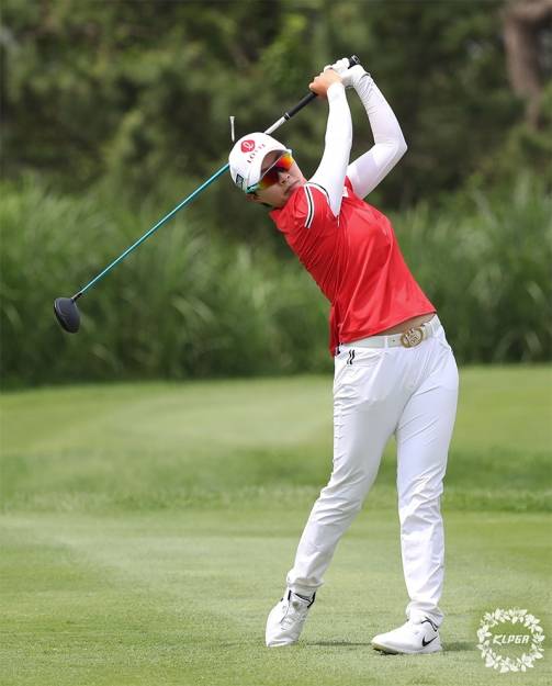 김효주 빨간 티셔츠요 세영 언니 의식한 거 아니예요 Klpga 롯데칸타타 여자오픈