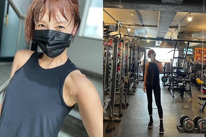 49세 최은경 이 날씨에 레깅스 입으니 몰골이 저렇지 벗기 힘들어