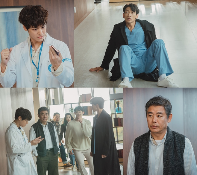 고스트 닥터 정지훈x김범x성동일 미묘한 기류 흐르는 만남 [t 데이]