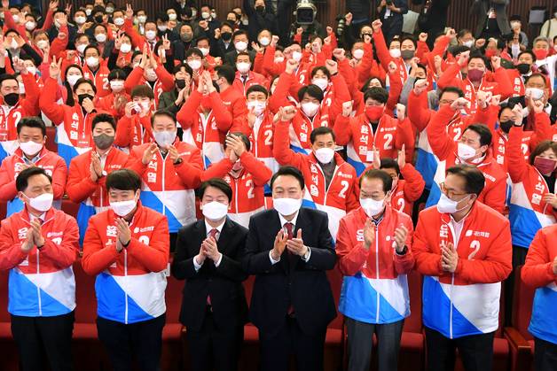 윤석열 역대 최소 격차로 정권교체 국민통합 최우선