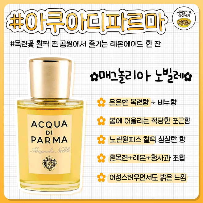 봄 분위기 뿜뿜 꽃다발 향 가득한 생화향수 모음 자취생으로 살아남기