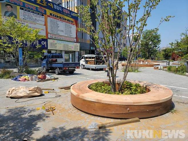 전주시 졸속 행정에 금암광장 분수정원 다시 또 공사판