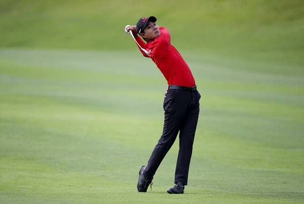 '코스레코드' 김한별, DGB 오픈 1R 단독 선두