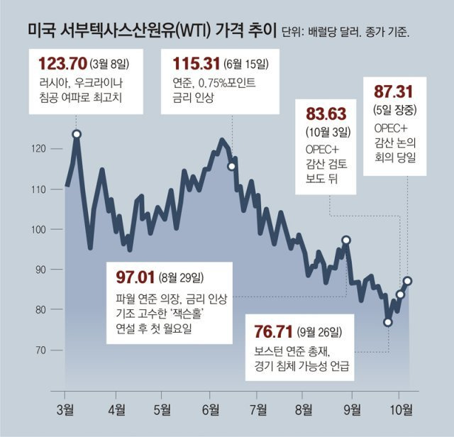 Opec 하루 200만배럴 감산 러 사우디 美와 석유패권 전쟁