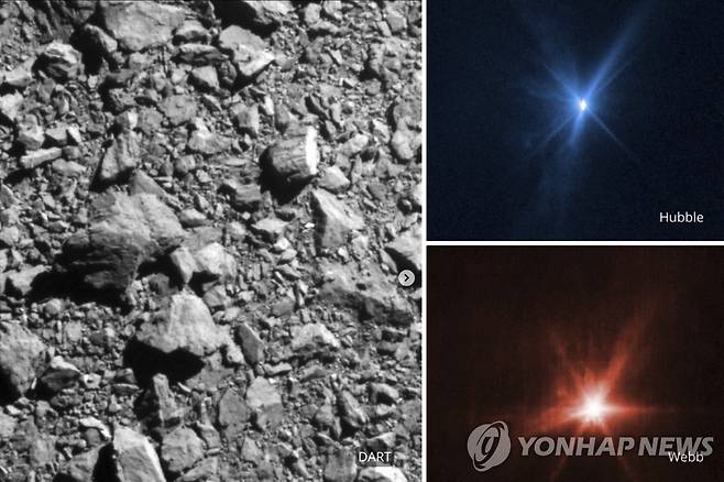 인류 첫 지구방어실험 성공nasa 충돌로 소행성 궤도 변경