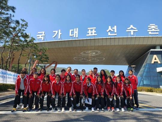 대한하키협회 태국여자 국가대표팀 초청해 진천국가대표선수촌에서 합동훈련 실시