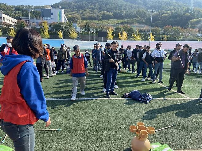 거제시 외국인 노동자 체육 한마당 행사 3년만에 개최