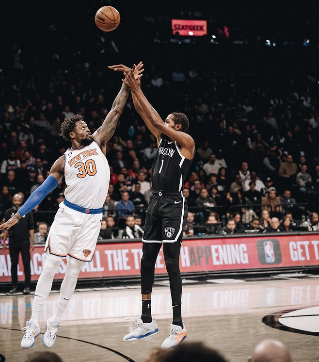 ‘듀란트 29p 12r 12a 브루클린 뉴욕 꺾고 연패 탈출 Nba