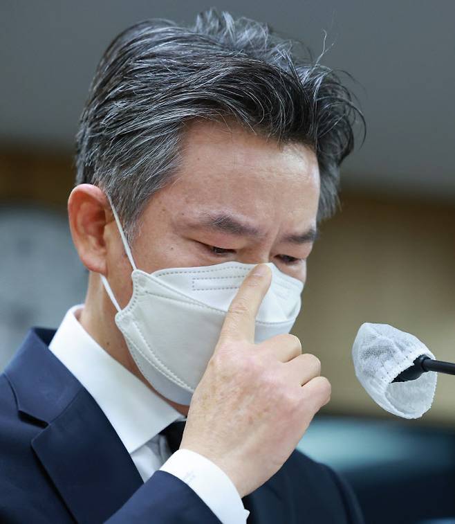 눈물 쏟은 서울소방재난본부장최선 다했는데
