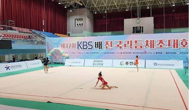 전국 리듬체조 대회 11일부터 사흘간 강원도 홍천에서 진행