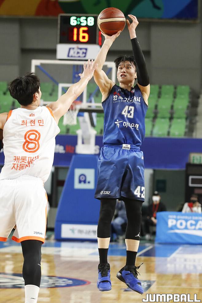 ‘극심한 3점슛 난조 가스공사 이대성 제외하면 2g 성공률 0