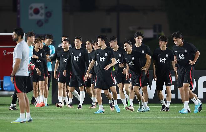 카타르 Now 충전 완료 벤투호 우루과이 잡으러 완전체 재시동