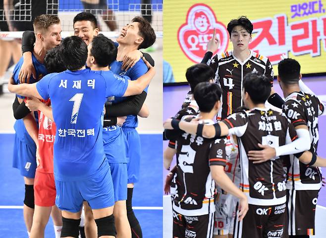 나란히 3연승 삼각 편대 활약 매서운 한국전력 Ok금융그룹