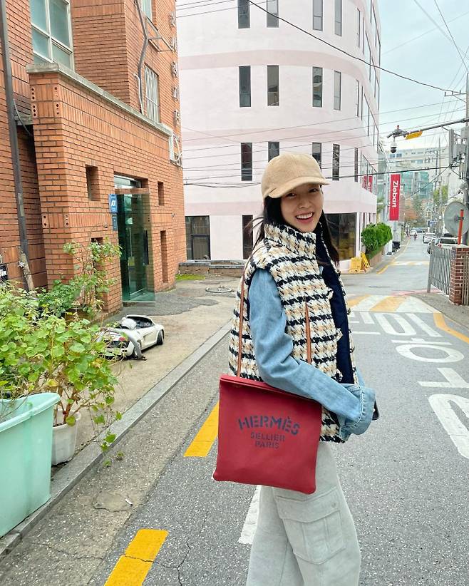 아린 캐주얼한데 청순해초겨울 껴입기 신공 발휘