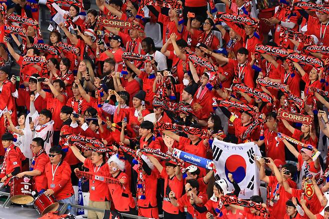 현장 응원도 가장 뜨거운 한국축구 조별리그 1·4위 가장 시끄러운 경기로 뽑혀