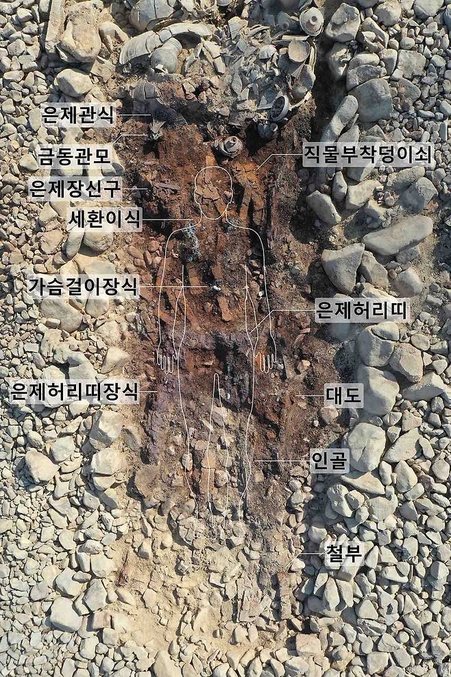 경주 황남동 120호분 주인은 165㎝ 이상의 남성왕족 또는 귀족 추정