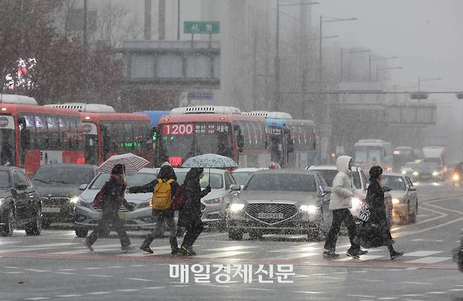 포토 내일까지 중부지방 중심 많은 눈