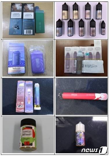 합성니코틴 허위신고한 액상형 전자담배 28만㎖ 적발650만명 흡연분량