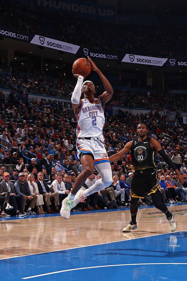‘sga 33p·기디 17a Okc 커리 분전한 Gsw 연패 빠뜨리다 Nba