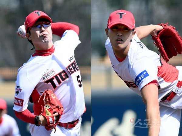 ‘45구&56구’ KIA 양현종-이의리, 시범경기 첫 등판 완료