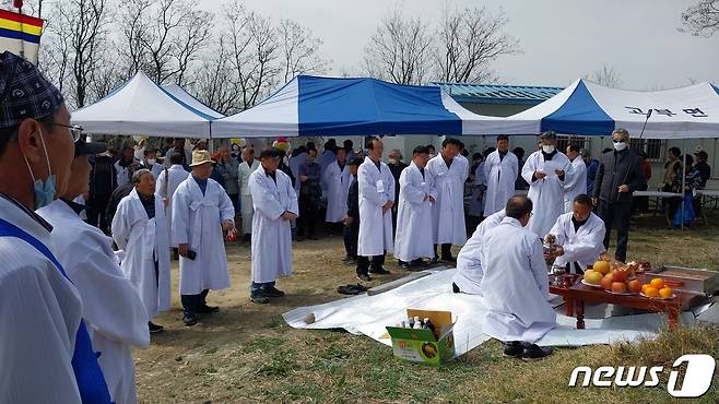정읍시 동학농민혁명 역사적 현장 고부관아 복원 성공 기원제