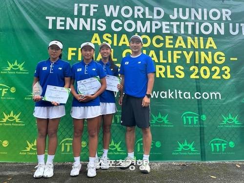 한국 U 14 여자테니스 월드주니어 아시아 지역 예선 준우승