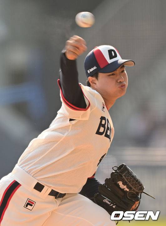 ‘육성선수 신화 예감’ 이승엽호 첫 승 투수 “평생 남을 기록…내 이름 새겨서 좋다” [오!쎈 인터뷰]
