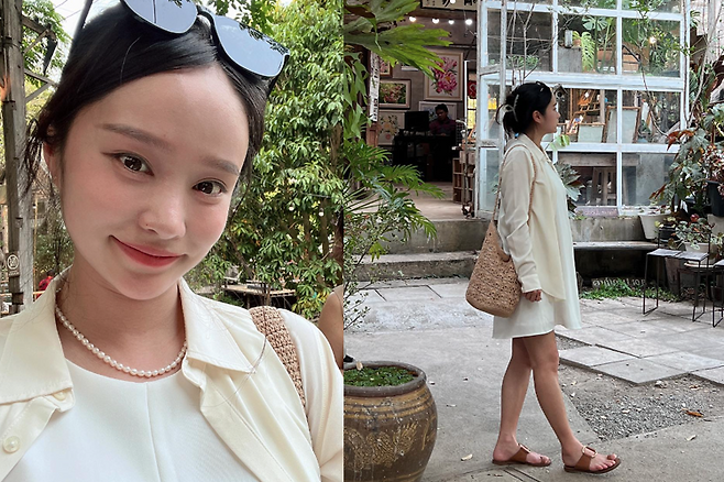 결혼 5년만에 임신소식♥ 전한 연예인태국에서 태교여행중여행룩 어썸클