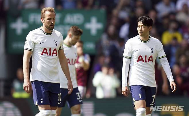 'EPL 104호골·승리 노렸지만' 손흥민, 역전패에 고개 숙여…평점 7