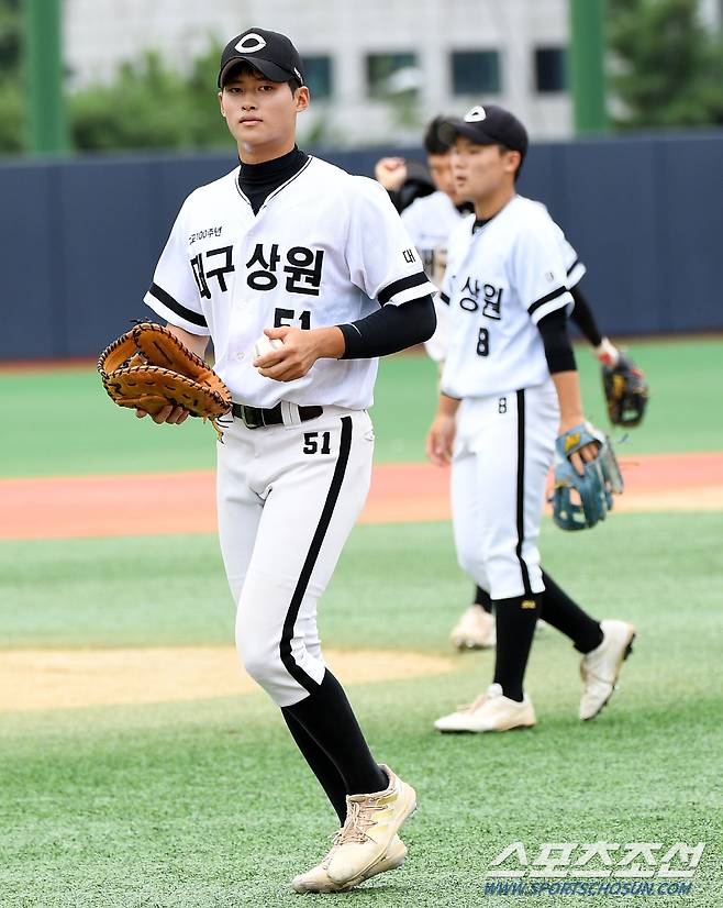 시작부터 대기록 대구상원고 강태완 사이클링히트 달성대구상원고 밀양bc 14대4 콜드게임 제압