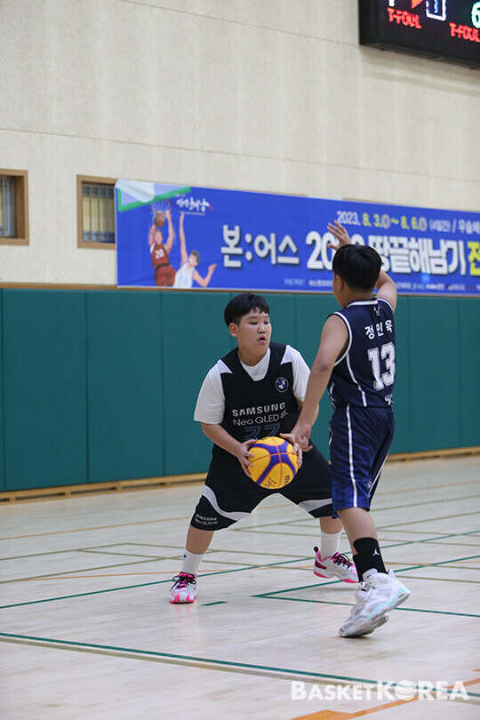 23땅끝해남기 ‘정시우 골밑 장악 삼성b Kcc 완파